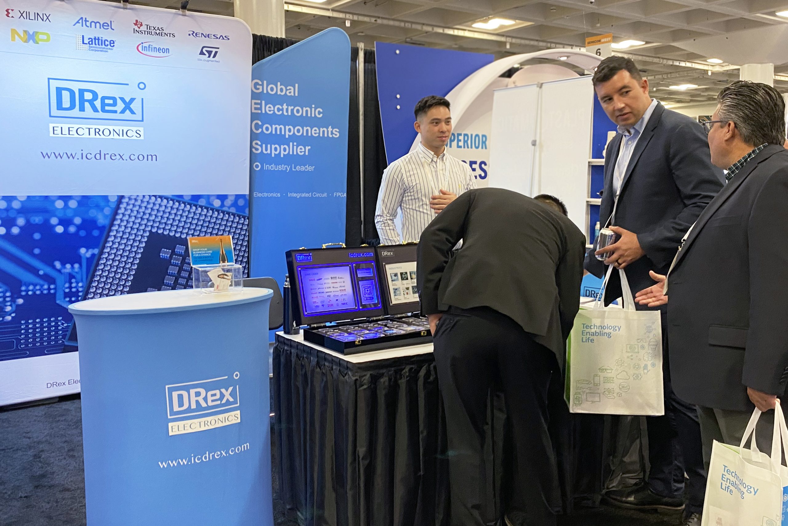 DRex, Leading Overseas Component Distributor, at Semicon West 2023 - DRex Electronics