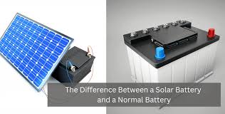 Differences between solar and conventional batteries - DRex Electronics